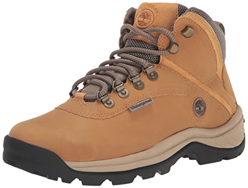 Timberland Women's White Ledge Mid Ankle Hiking Boot, Wheat Full-Grain, 8