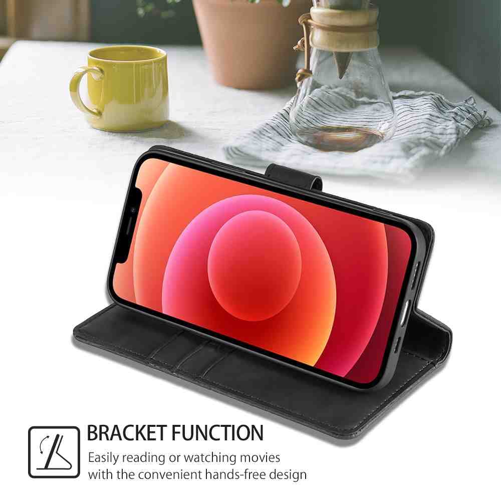 BANLEI2U Phone Cover Wallet Folio Case for Samsung Galaxy S9 Plus, Premium PU Leather Slim Fit Cover for Galaxy S9 Plus, Shock Resistant, Black