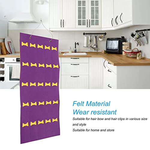Organizer per appendere accessori per capelli, display flexible resistant to allusura 25 griglie, support per fiocchi per capelli in felt delicate sulla pelle per la casa