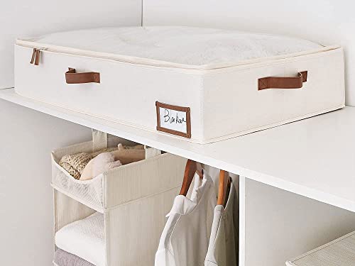 StorageWorks Underbed Storage Box and Storage Bins for Shelves With Metal Frame