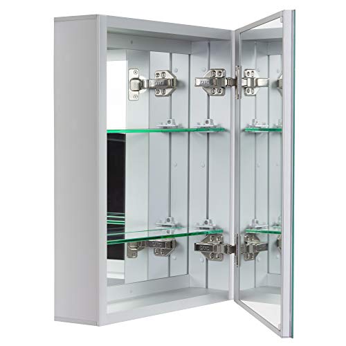 Miseno MNO2016MCBN MMC2016MC 16" x 20" Frameless 1 Door Medicine Cabinet