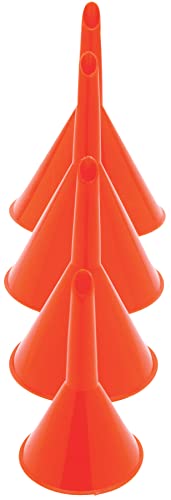 Performance Tool 1144 4-Piece Funnel, Plastic ORANGE