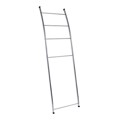 4 Bar Chrome Plated Bath Towel Ladder Drying Rack Stand,Chrome Embar Home Improvement Hand Towel Holder Towel Holder Bathroom Towel Holder Towel Holder for Bathroom Wall