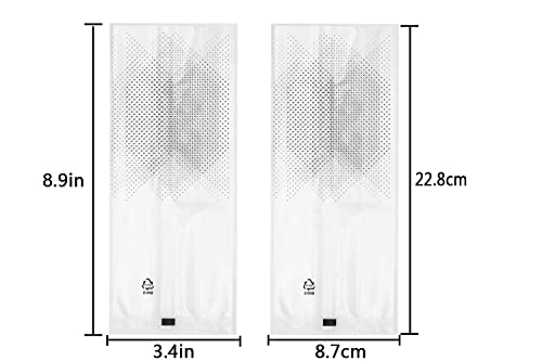 SAILING-GO 100 pcs./Pack Translucent Plastic Bags for Cookie,Cake,Chocolate,Candy,Snack Wrapping Good for Bakery Party with Stickers