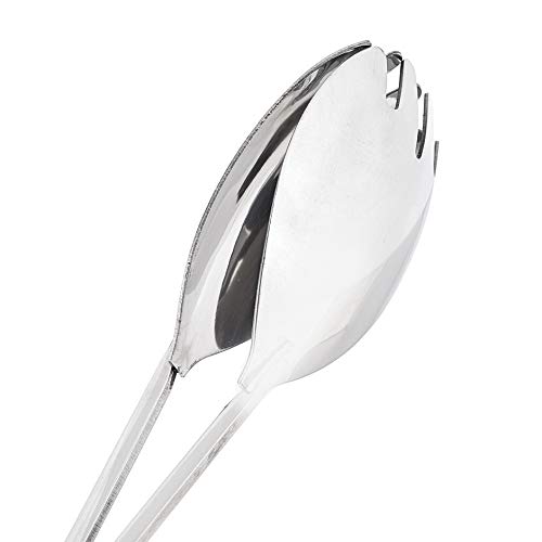 AmazonCommercial Stainless Steel Salad Tongs
