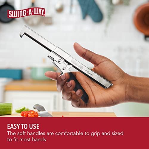 Swing-A-Way Comfort Grip Jar Opener, Black, 7.5-Inch