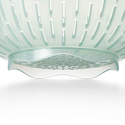 OXO Good Grips 5 Quart Colander in Sea Glass