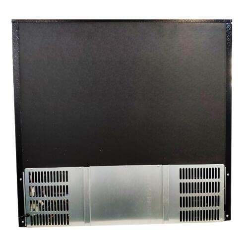 Koolmore BC-2DSW-BK 2 Door Back Bar Cooler Counter Height Glass Door Refrigerator With Led Lighting - 7.4 Cu.Ft.; Black