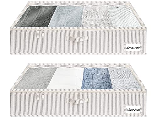 StorageWorks Underbed Storage Box and 135L Large Storage Bags