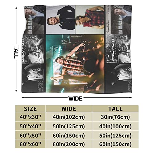 Ultra-Soft Blanket Collage Singer Blanket Flannel Blanket Portable Throw Blanket for Living Room Couch Sofa Car Fans Gift 50"x40"