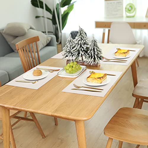 Large Silicone Heat Resistant Mat 78.7β x 15.7β, Nonslip Silicone Mats for Kitchen Counter, Countertop Protector, Nonstick Waterproof Craft Mat Table Placemat, Translucent-White