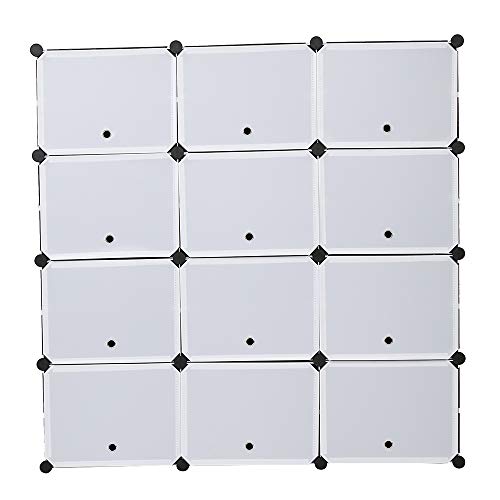 temipty Portable Shoe Rack Organizer 48 Pair Tower Shelf Storage Cabinet Stand Expandable for Heels, Boots, Slippers, 8 Tier Black