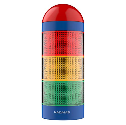 Kadams Visual Timer for Kids with Audio Alarm - Traffic Light Alarm for Kids, Teachers, Classroom, Home, Time Management Tool with Light Timer, 24hr Countdown, Pause Function, Auto Timer - Blue