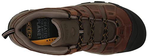 KEEN Men's Newport Durable Breathable Low Height Hiking Shoes, Toasted Coconut/Old Gold, 9.5
