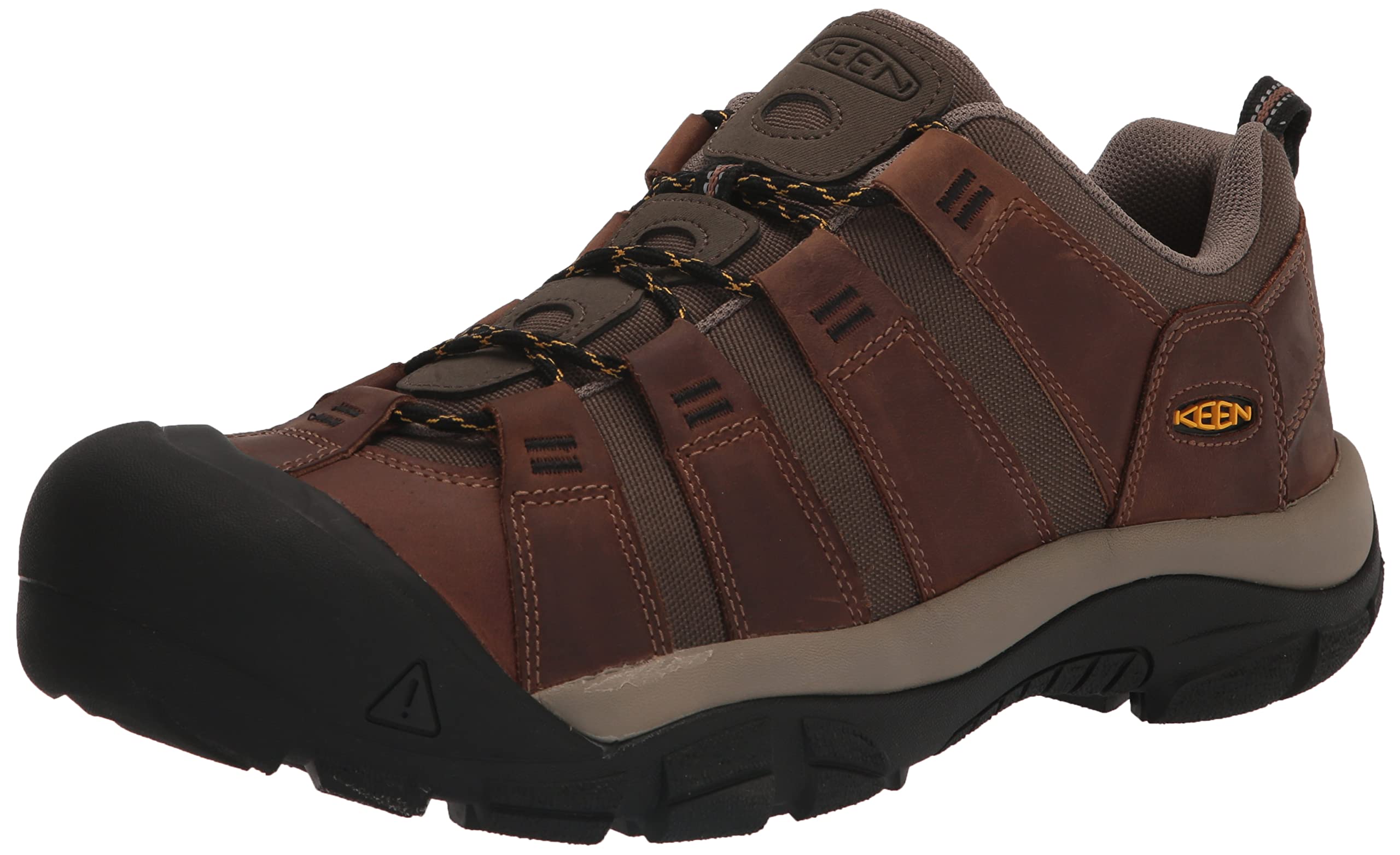 KEEN Men's Newport Durable Breathable Low Height Hiking Shoes, Toasted Coconut/Old Gold, 9.5