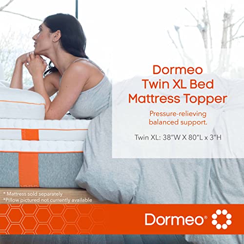 Dormeo Twin XL Mattress Bed Toppers and Twin XL Premium Mattress Protector - Waterproof Mattress Protector with Cooling Technology
