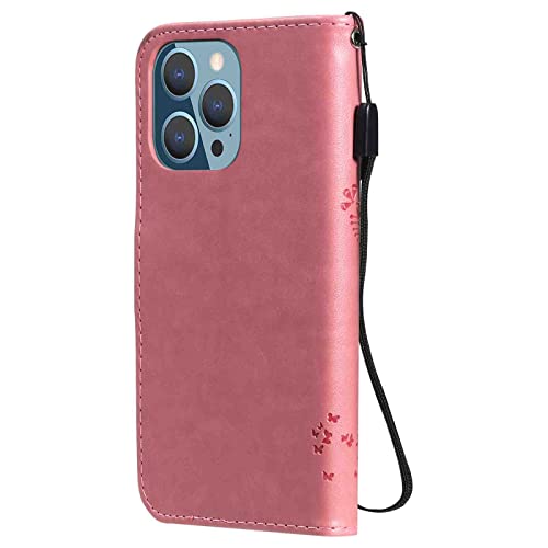 Fansipro Phone Cover Wallet Folio Case for Sony Xperia 1 III, Premium PU Leather Slim Fit Cover for Xperia 1 III, 2 Card Slots, Exactly fit, Pink