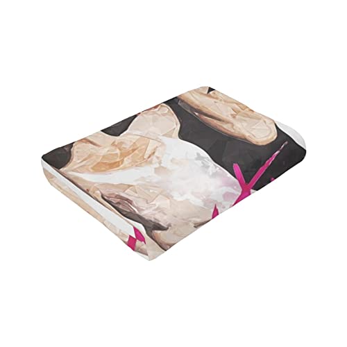 Mnaesllq Dirty Dancing Multi Purpose Blanket Super Soft,Fluffy,Warm,Cozy,Plush,Thick,for Crib Sofa Chair Living Room Gifts Travel Beach Decoration Black 50inx40in