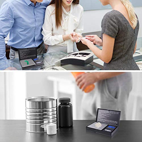 ππππΆπΌπ» Digital Pocket Scale 1000g/0.1g, Small Digital Scales Grams and Ounces, Herb Scale, Jewelry Scale, Portable Travel Food Scale( Battery Included )