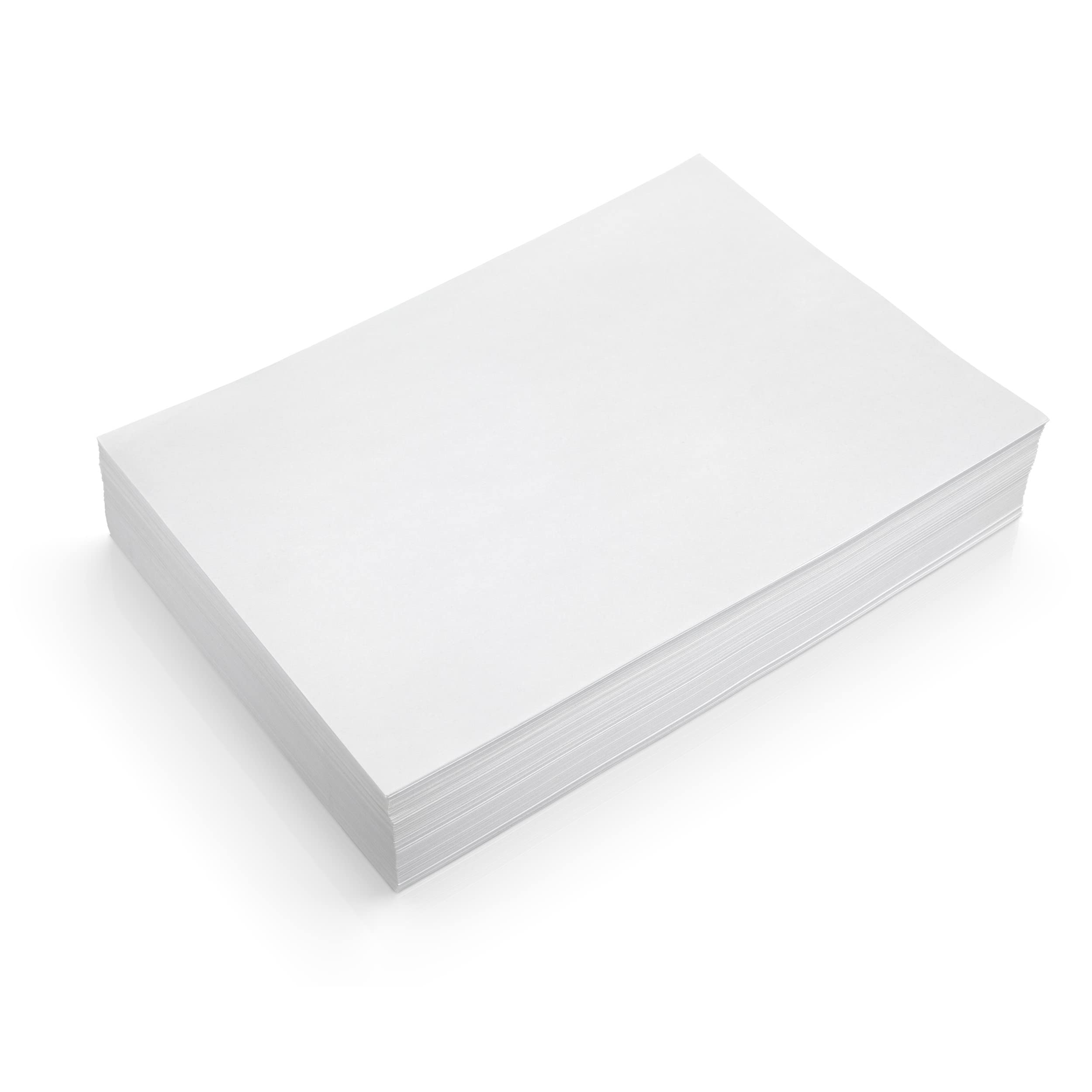 Premium Weight 32lb Bond White 5" x 7" Sheets - Note Paper Memo Sheets (100 Sheets)