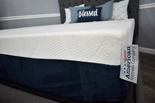 American Mattress Company 10" American Made Graphite Infused Memory Foam Mattress: CertiPUR Certified RV King (72x80)