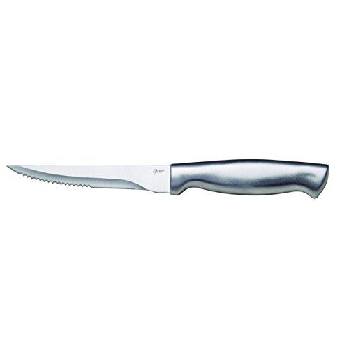 Oster - 70561.14 Oster Baldwyn High-Carbon Stainless Steel Cutlery Knife Block Set, 14-Piece, Brushed Satin