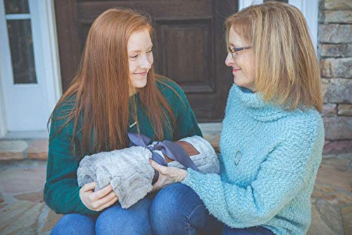 Sentimental Gift for Mom On Mother's Day Christmas, Birthday- with Love Mom Softly Said Blanket