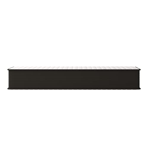 BizChair 12 Inch Hybrid Mattress, Queen Size High Density Foam and Pocket Spring Mattress in a Box, CertiPur-US Certified Foam