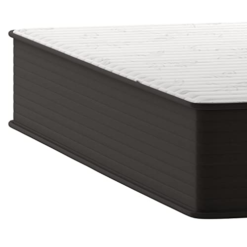 BizChair 12 Inch Hybrid Mattress, Queen Size High Density Foam and Pocket Spring Mattress in a Box, CertiPur-US Certified Foam