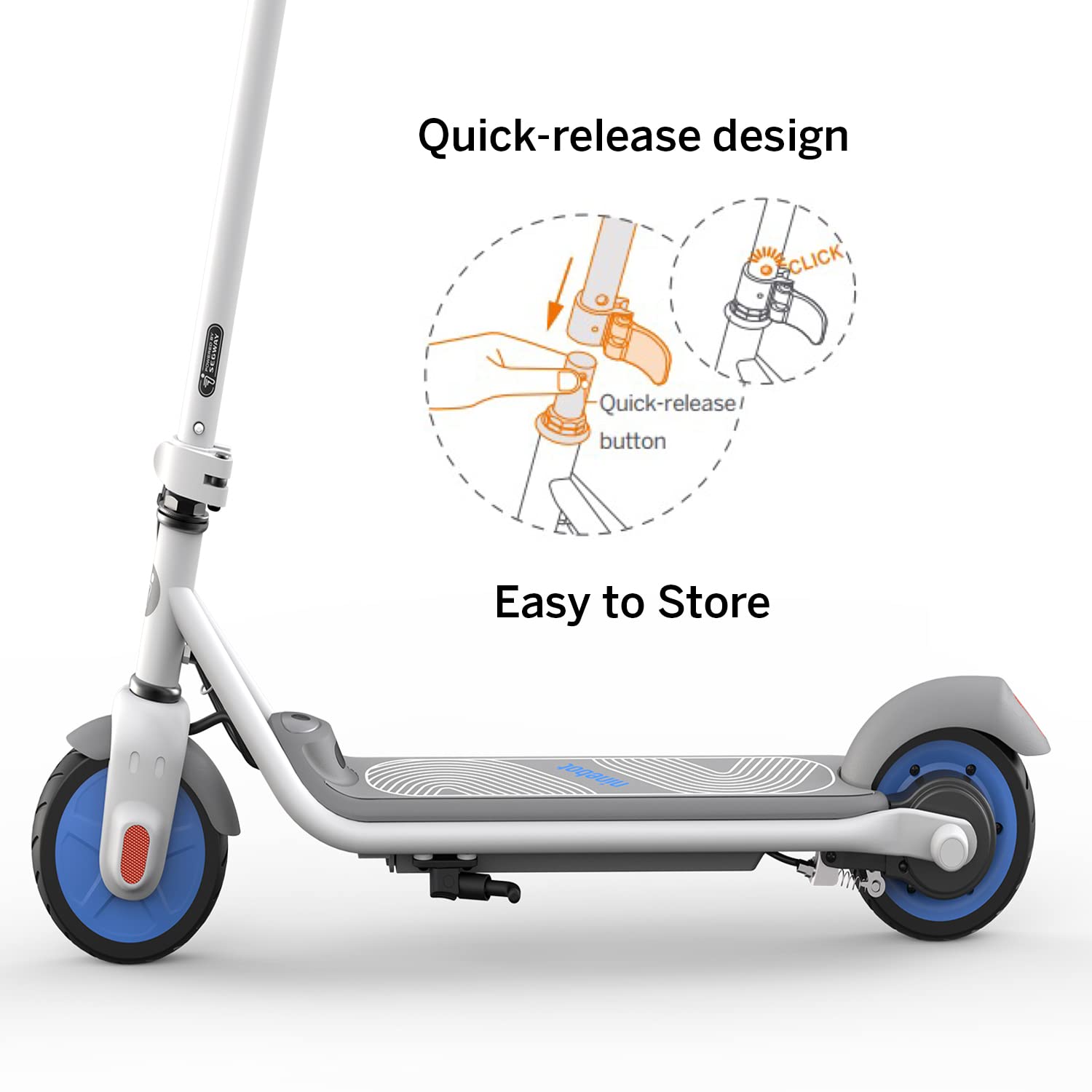 Segway Ninebot eKickScooter ZING C9, Electric Kick Scooter for Kids, Teens, Boys and Girls, Lightweight and Foldable, UL-2272 Certified