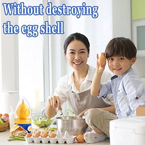 AGSIXZLAN Egg Yolk Mixer,Quick Golden Manual Egg Mixer Portable Egg Maker,Eggs Shaker Egg Spinner for Kitchen Mixing Egg Whites and Yolks