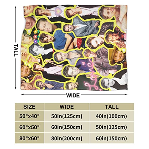Blanket Leonardo Dicaprio Soft and Comfortable Warm Fleece Blanket for Sofa,Office Bed car Camp Couch Cozy Plush Throw Blankets Beach Blankets