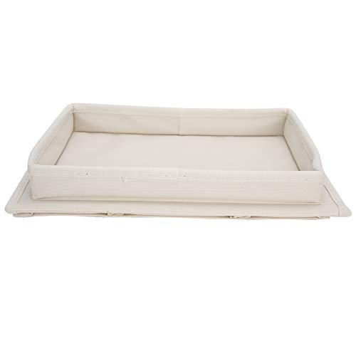 Yuecoom Sofa Storage Bag, 4 Pockets TV Remote Control Organizer Sofa Armrest Armchair Couch Bag with Cup Holder Tray(Beige)