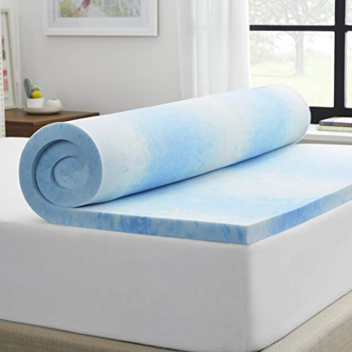 Sealy 2" SealyChill Gel Memory Foam Mattress Topper, King, White