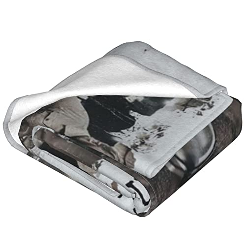 Jelly Music and Roll Flannel Blanket Ultra Soft Micro Fleece Throw Blankets Merchandise Warm Lightweight Bedding for Sofa Couch Chair All Season 80"x60"