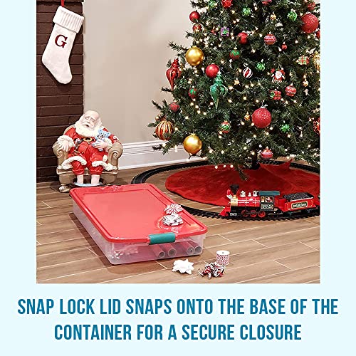 HOMZ Underbed Holiday Plastic Storage (3470HRGDC.02)