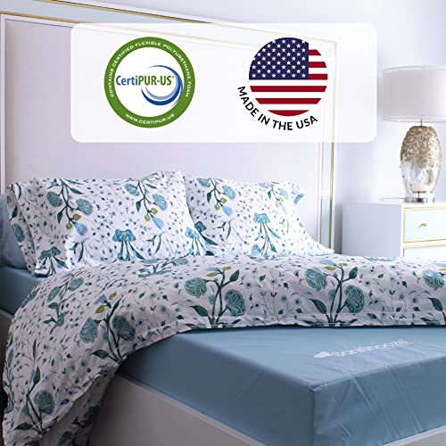 SaniSnooze Cloud Waterproof Incontinence Cool Gel Memory Foam Mattress, CertiPur-US Certified (Full - 53" x 74" x 8")