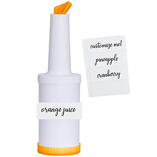 Bar Juice Pourer Store And Pour Containers Pour Bottles Drink Bartender Bottle Bottles Bartending Accessories,Tools,Supplies Pour Spouts Equipment Alcohol,Liquor Dispenser Mimosa, Speed(Combo pack 4)