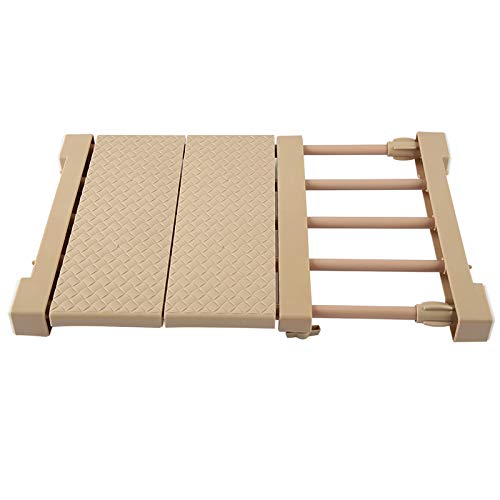 DXBO Storage Separator Adjustable Storage Rack Separator Compartment Collecg Partition Shelf for Wardrobe(L) (Color : S)
