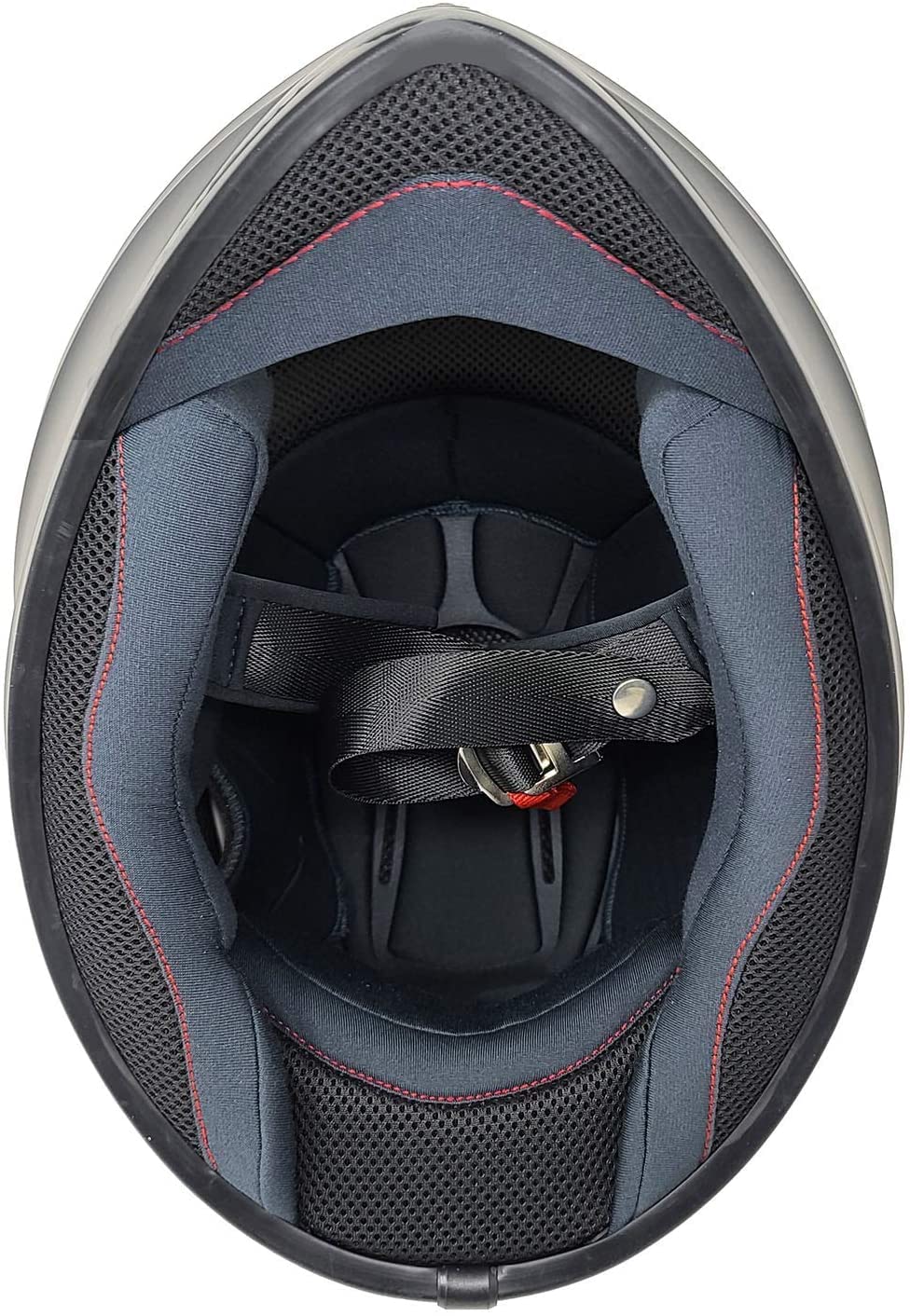 Bluetooth Motorcycle Helmet with Clear, Tinted, Iridium Shields (Gloss White, Large)