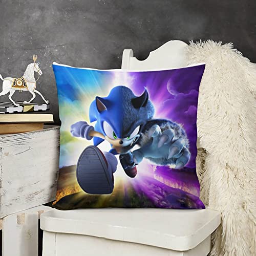Game Flannel Blanket with Short Plush Pillowcase, Lightweight Throw Blanket Portable Air Conditioning Blanket Cozy Soft Decor Cover for Bedding Sofa 40x50ββ