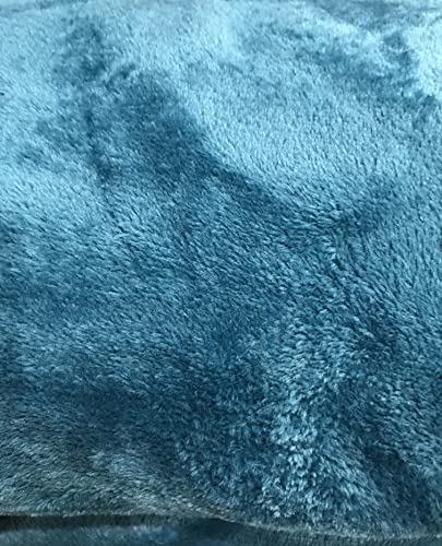 Home Must Haves Solid Color All Season Extra Soft Warm Cozy Sofa Couch Throw Bed Premium Blanket (Queen, Turquoise)