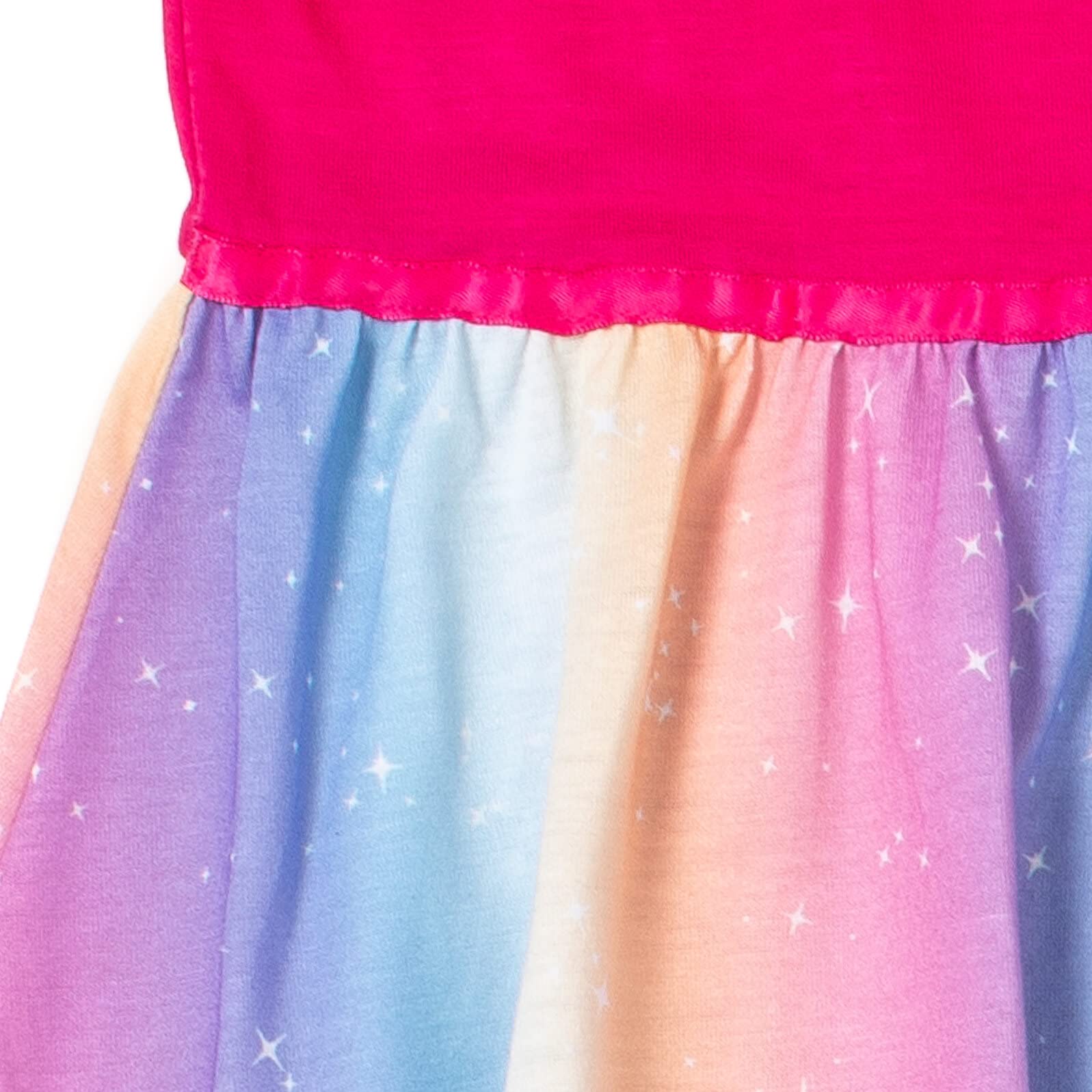 Barbie Little Girls Nightgown Pajamas Pink 7-8