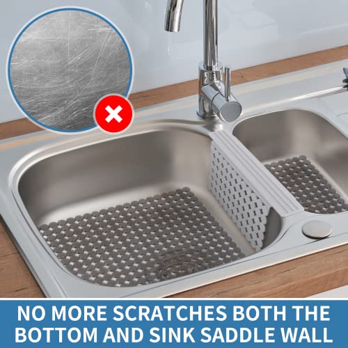 Bligli Plastic sink mat and sink saddle mat Sink protector mats for kitchens sinks