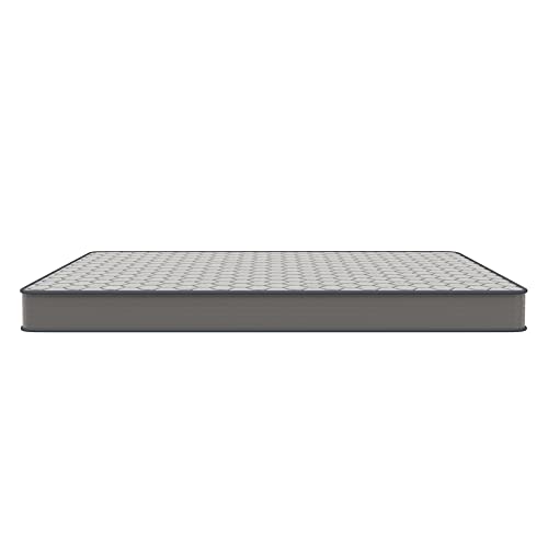 EMMA + OLIVER Asteria Premium Comfort 6" King Size Medium Firm Hybrid Innerspring Mattress in a Box with Knitted Fabric Top and CertiPUR-US Certified Foam