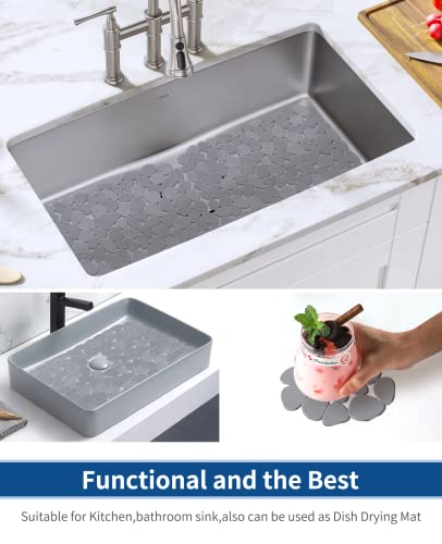 Bligli Plastic sink mat and sink saddle mat Sink protector mats for kitchens sinks