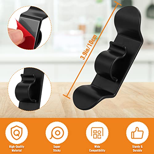 Cord Organizer for Kitchen Appliances & Electronics, 8 Pack Black White Stickly Cord Wire Holder Quickly Tidy Cord Wrap for Small Appliances Stand Mixer, Coffee Maker, Pressure Cooker, Air Fryer
