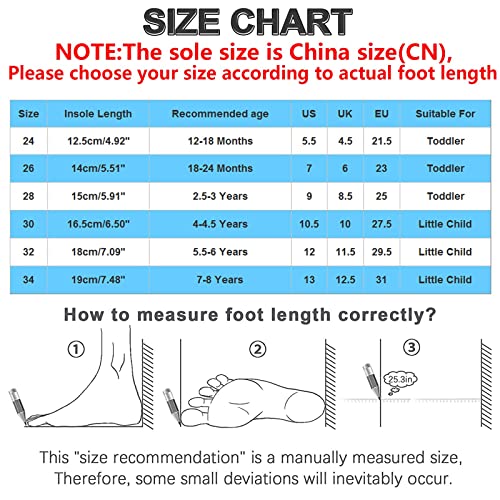 Children Thin and Breathable Swimming Shoes Water Park Cartoon Rubber Soled Beach Socks Shoes Size 4 Toddler Sneaker (Blue, 12-18 Months)