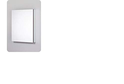 Robern PLM2430G Polished Edge, Classic Gray Interior ̶ Non-Handed PL Series 24" x 30" Flat Top Cabinet