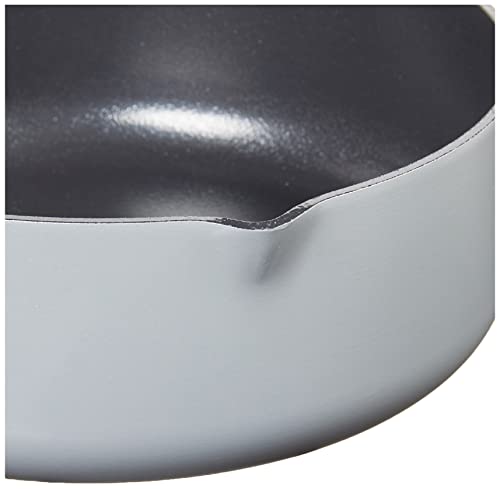GreenPan Mayflower Pro Hard Anodized Healthy Ceramic Nonstick, 1QT Saucepan Pot, Vintage Wood Handle, PFAS-Free, Induction, Charcoal Gray